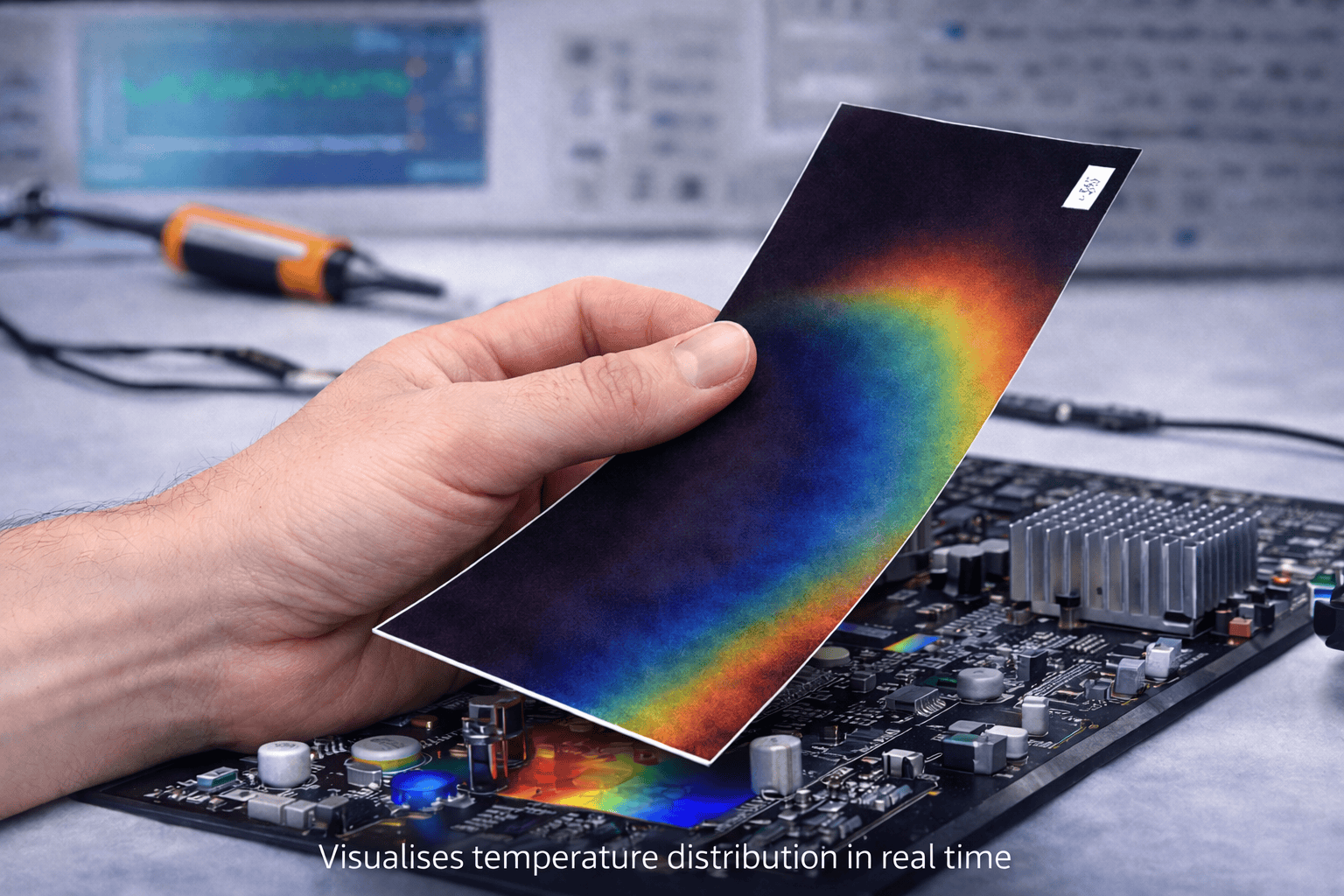 Liquid Crystal Sheet R&D Evaluation Pack – 7 Calibrated Temperature Ranges